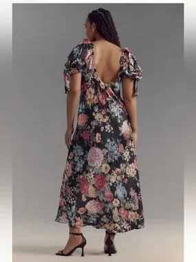 Selkie | Dresses | Selkie Puff Sleeve Midi Dress Size 5x | Poshmark